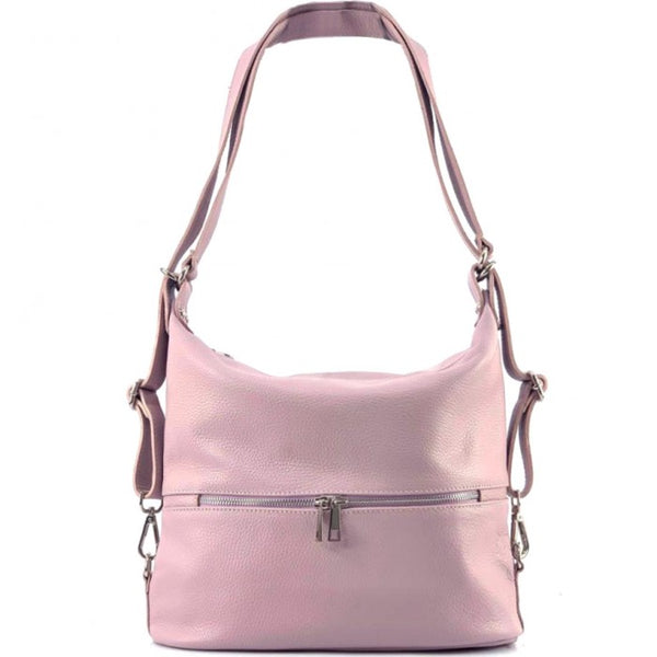 Alive With Style 'Bougainvillea' Italian Leather Shoulder Bag/Backpack ...